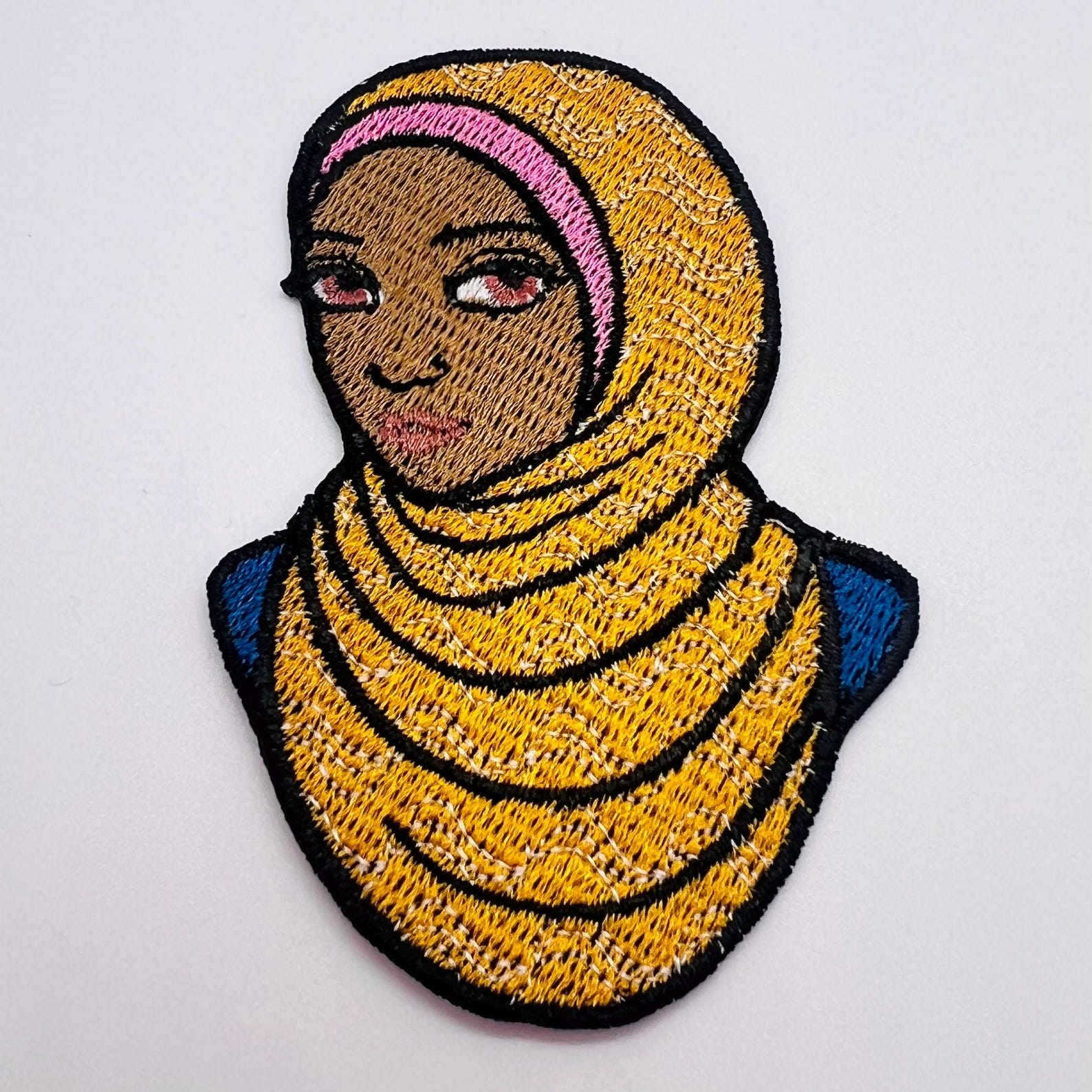 Covered Beauty 2 Embroidered Iron on Patch. African American Women ...