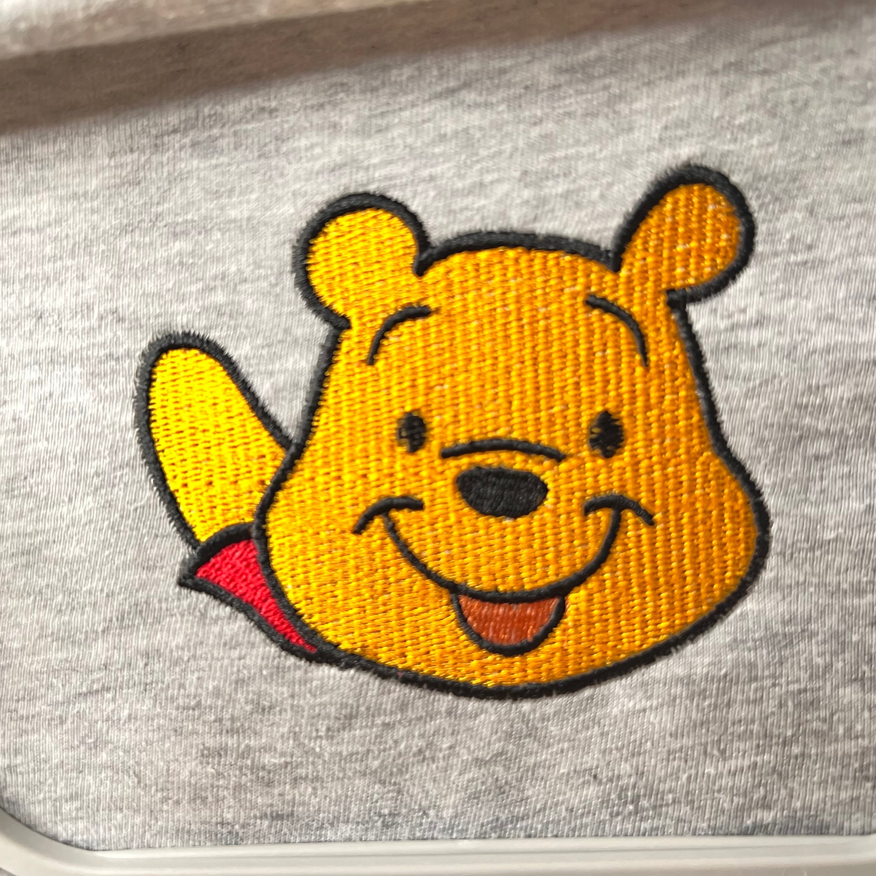 Winnie the Pooh Face Embroidery Iron on Patch - Etsy