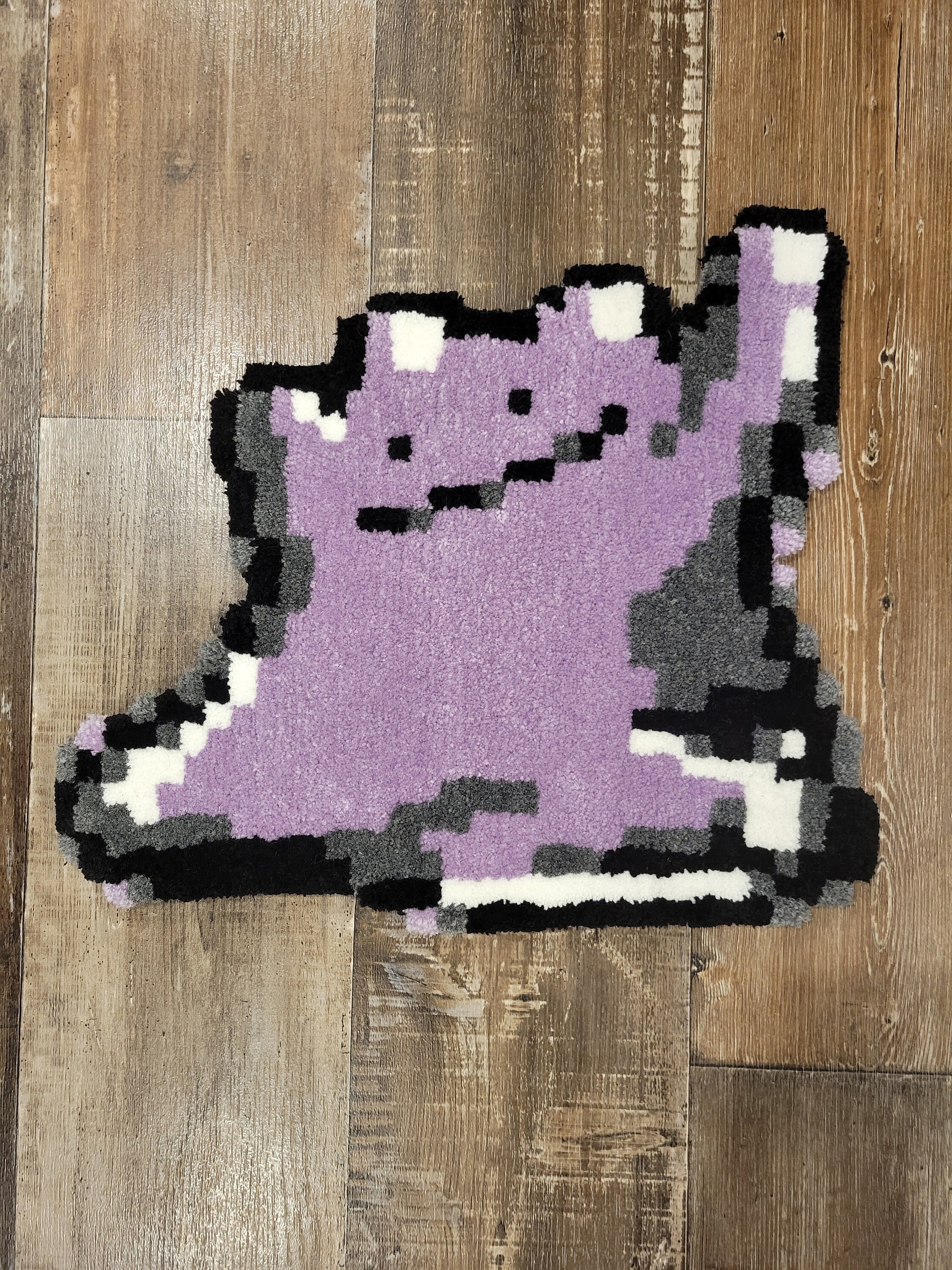 Ditto Red & Blue Version Art Tufted Rug Wall Decor Fluffy and Soft ...