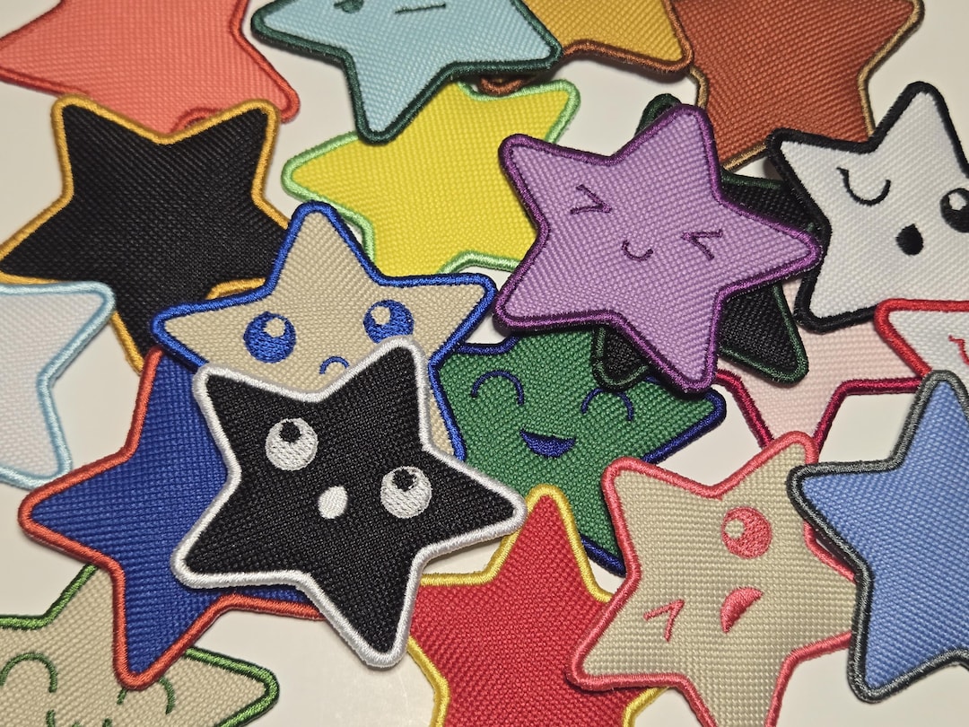 Personalized Iron on Star Patch | Custom Iron on Patch | Custom Iron on ...