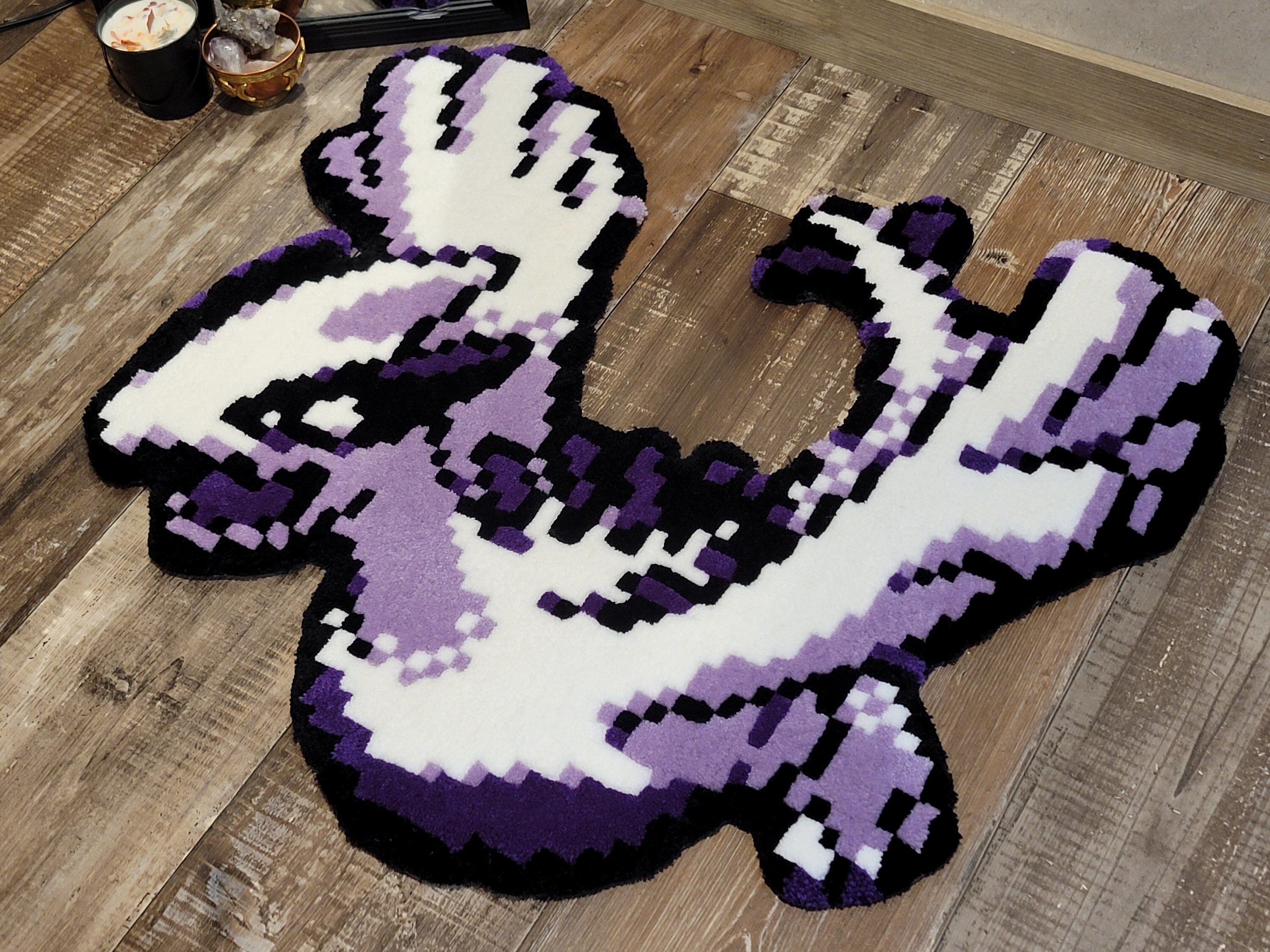 Lugia Sprite Silver Version Art Tufted Rug Wall Decor Fluffy and Soft ...