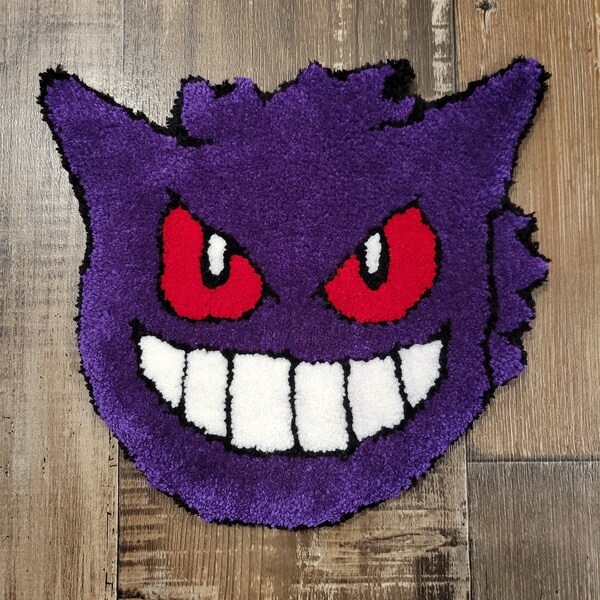 Gengar Rug - Etsy