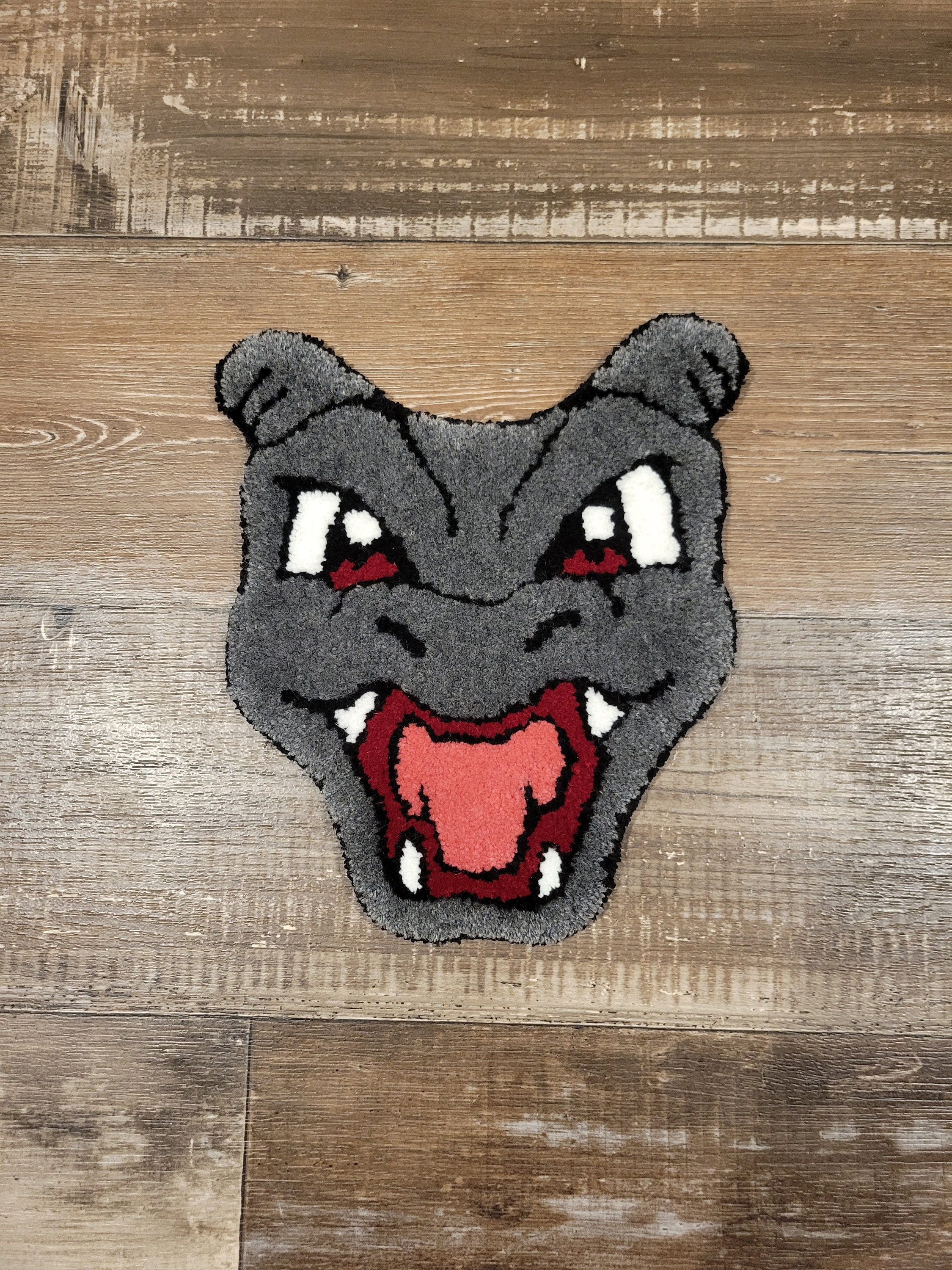 Charizard Portrait Tufted Rug Wall Decor Soft and Cozy Handmade Shiny ...