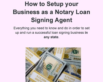 Loan Signing Checklist - Etsy