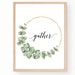 Gather Printable | Gather Sign | Printable Wall Decor | Printable ...