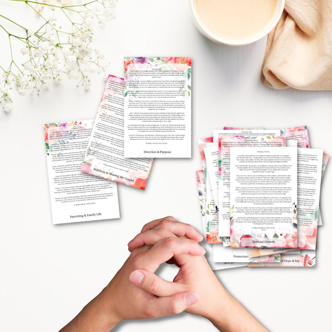 Prayer Cards | Digital Prayer Cards | Daily Prayer | Christian Prayer ...