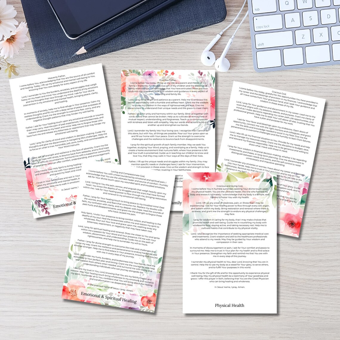 Prayer Cards | Digital Prayer Cards | Daily Prayer | Christian Prayer ...