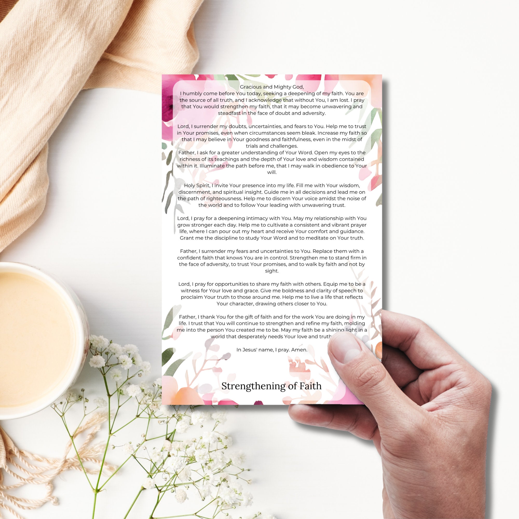 Prayer Cards | Digital Prayer Cards | Daily Prayer | Christian Prayer ...