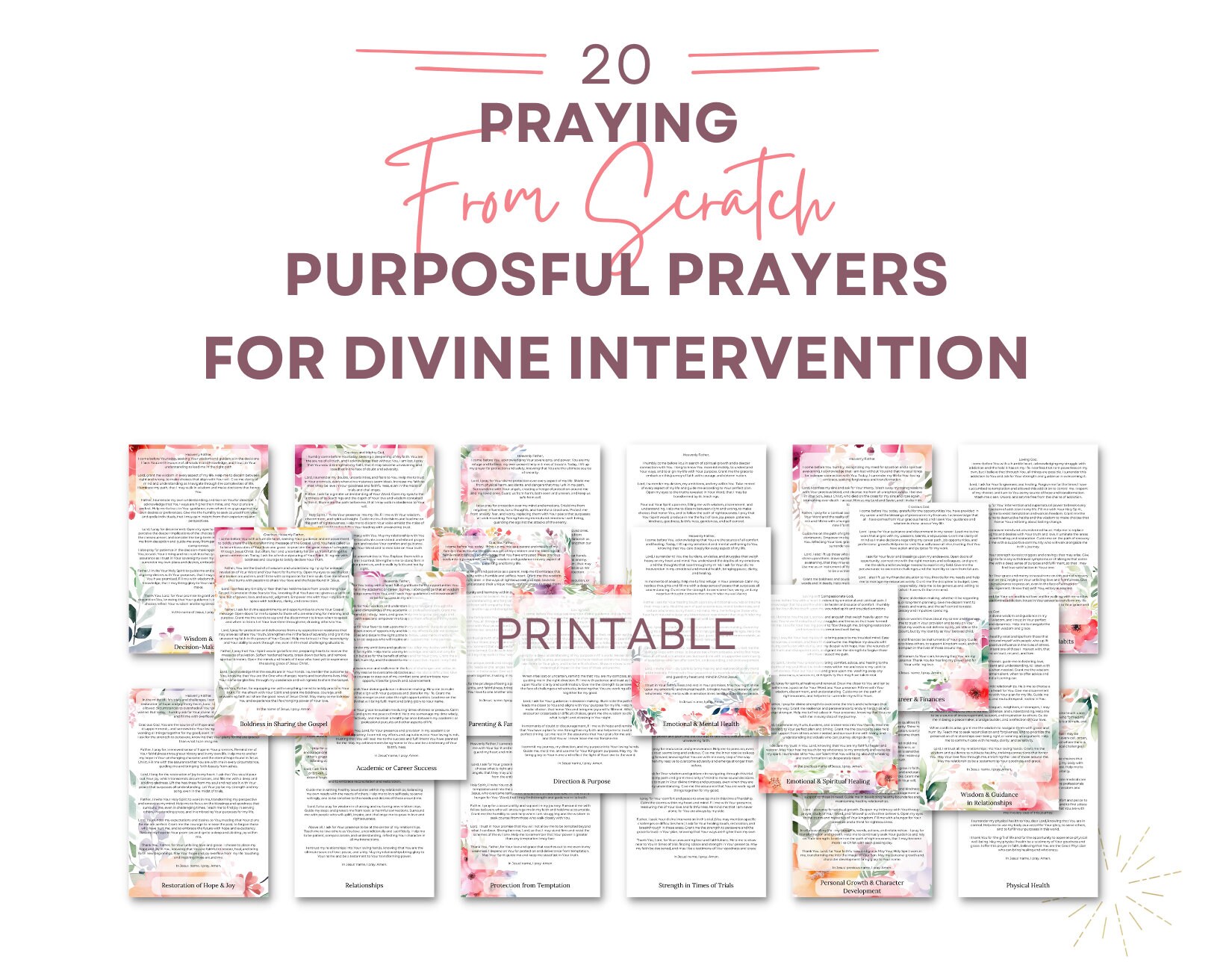 Prayer Cards | Digital Prayer Cards | Daily Prayer | Christian Prayer ...
