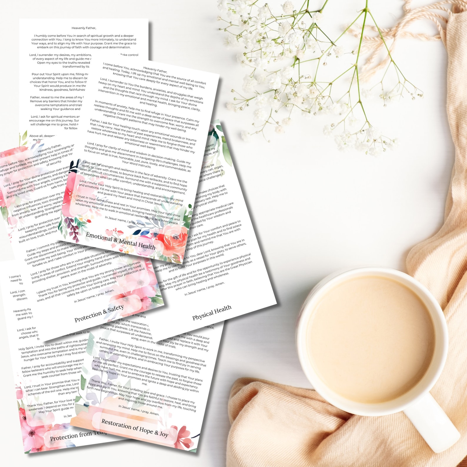 Prayer Cards | Digital Prayer Cards | Daily Prayer | Christian Prayer ...