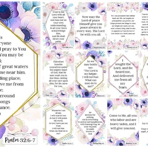 15 Printable Anxiety Scripture Cards | Fight Anxiety | Anxiety Club ...
