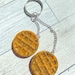 Hanging Waffles Keychain - Etsy