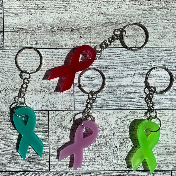 Ribbon Keychain - Etsy
