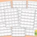 Alphabet Letter Tracing Worksheets, 26 Printable Alphabets, ABC Letters ...