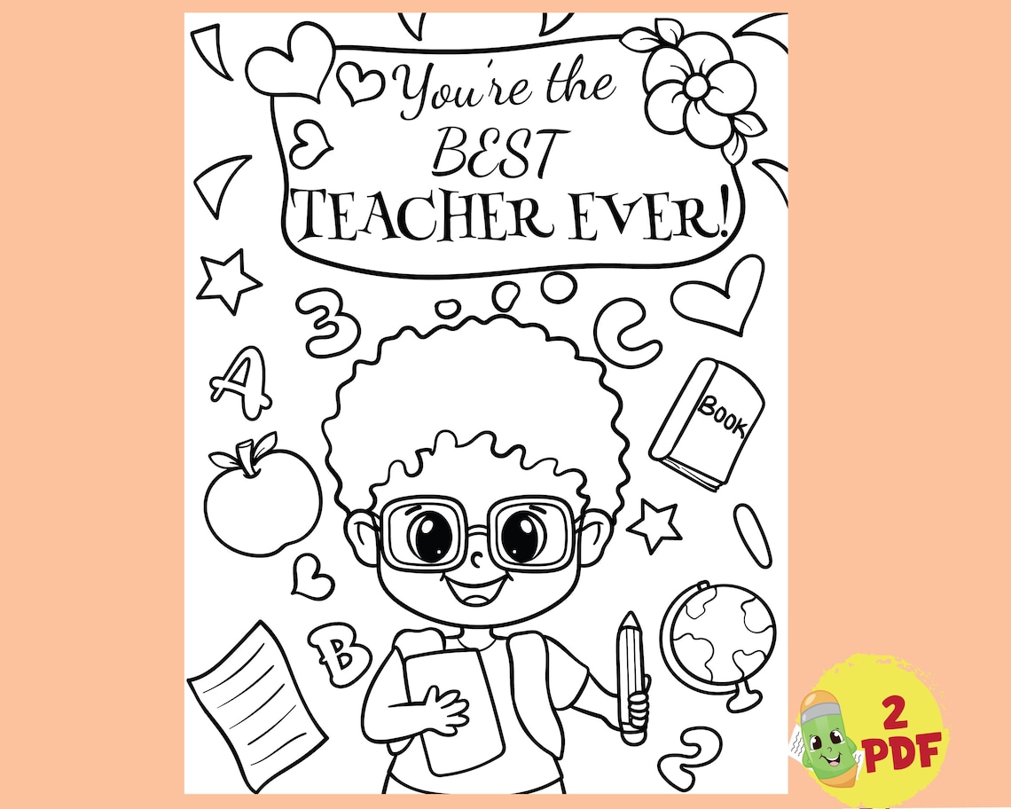 Printable Teacher Appreciation Coloring Pages, Appreciation Thank You ...