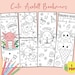 Printable Cute Axolotl Coloring Bookmarks for Kids, Baby Axolotl ...