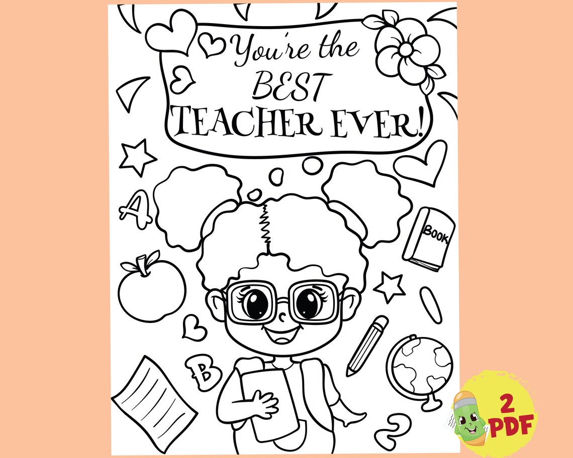 Printable Teacher Appreciation Coloring Pages, Appreciation Thank You ...