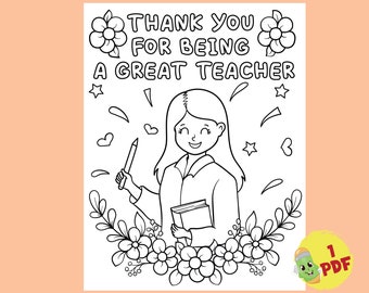 Printable Teacher Appreciation Coloring Pages, Appreciation Thank You ...