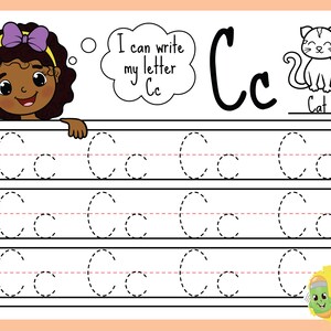Alphabet Letter Tracing Worksheets, 26 Printable Alphabets, ABC Letters ...