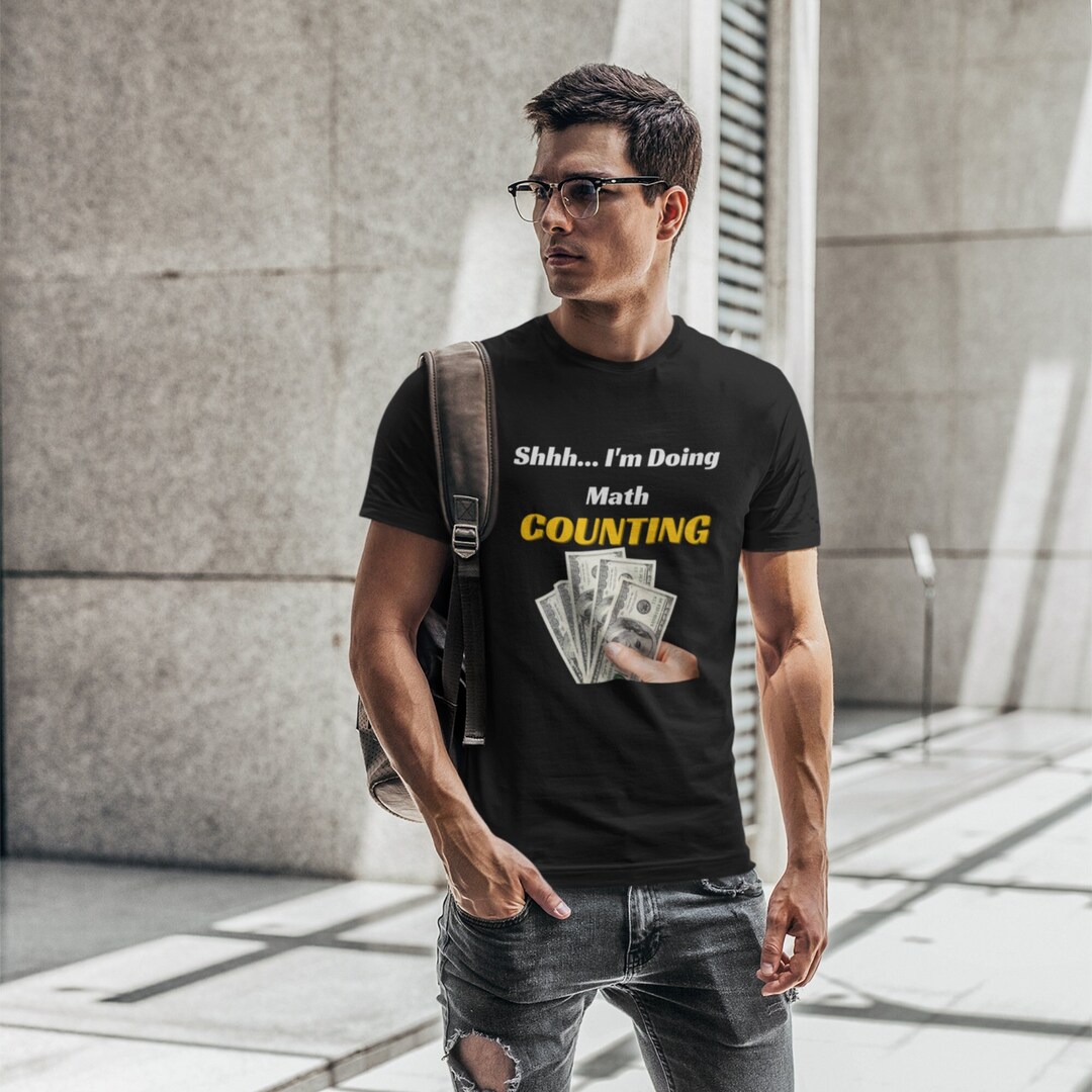 Shhh... I'm Doing Math, Math Pun Shirts, Funny Math Shirts, Cool Math ...