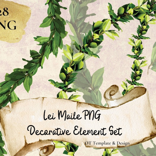 Maile Lei Svg - Etsy