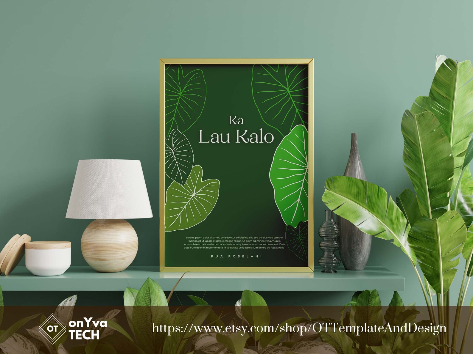 Kalo Leaf SVG Cut File, PNG Files, Digital Instant Download - Etsy