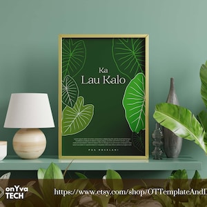 Kalo Leaf SVG Cut File, PNG Files, Digital Instant Download - Etsy