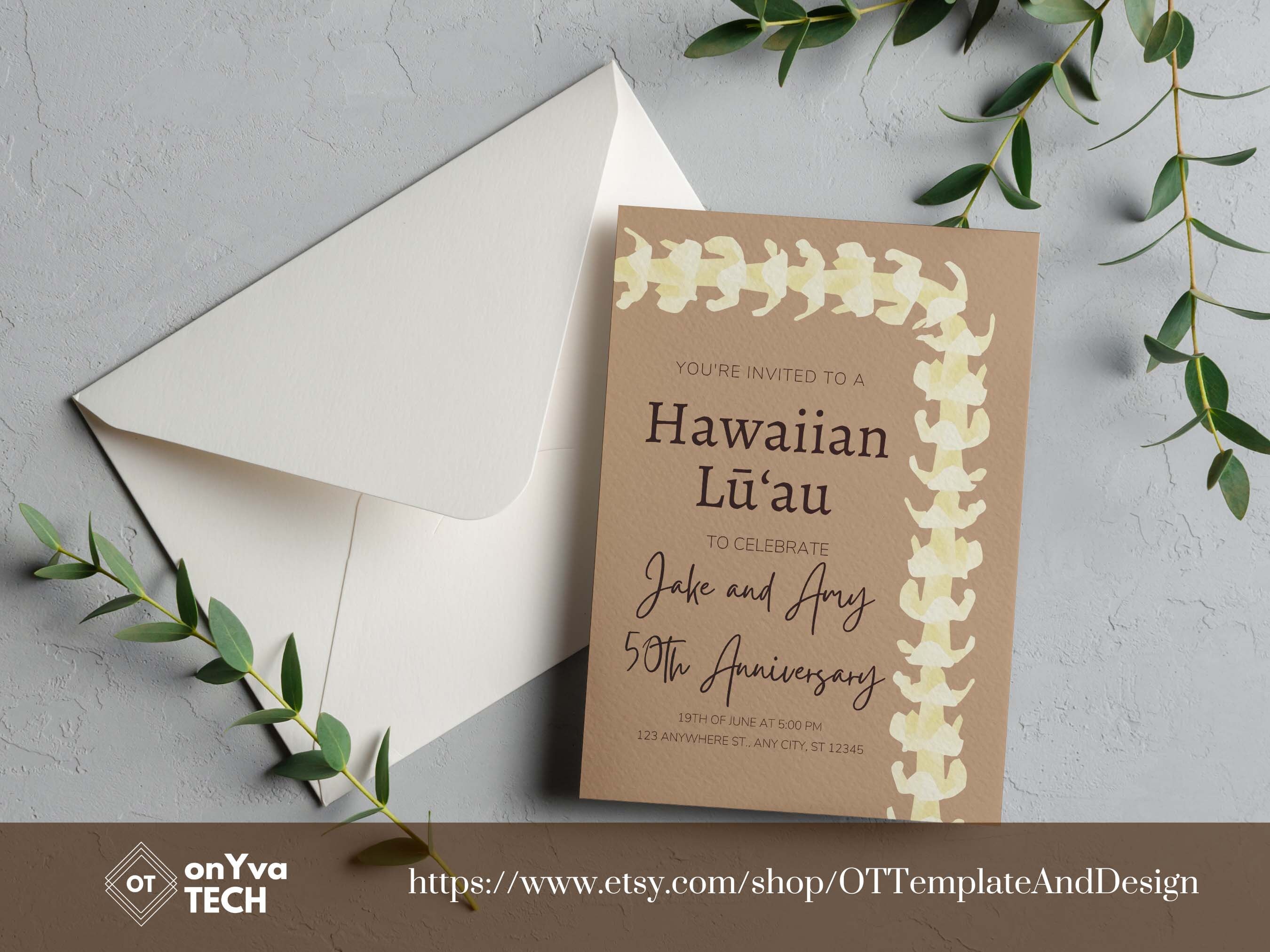 Puakenikeni Lei Frame PNG Liilii Pack White Hawaiian Flower Border ...