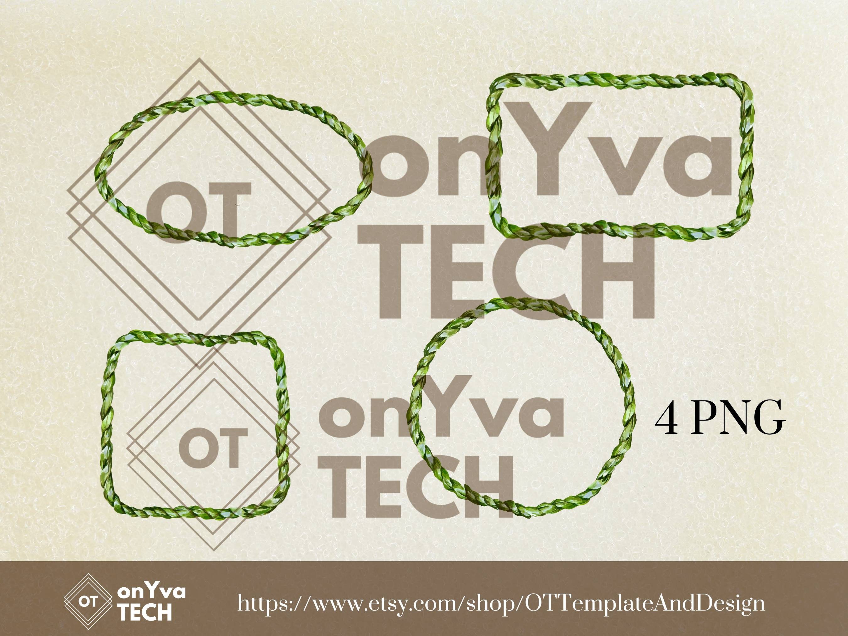 Ti Leaf Lei Frame PNG V4 Liilii Pack Hawaiian Flower Border Tropical ...