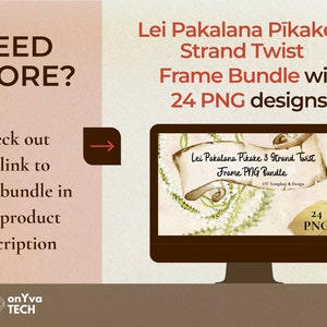 Pakalana Pikake 3 Strand Twist Lei, Hawaiian Flower Border PNG Bundle ...