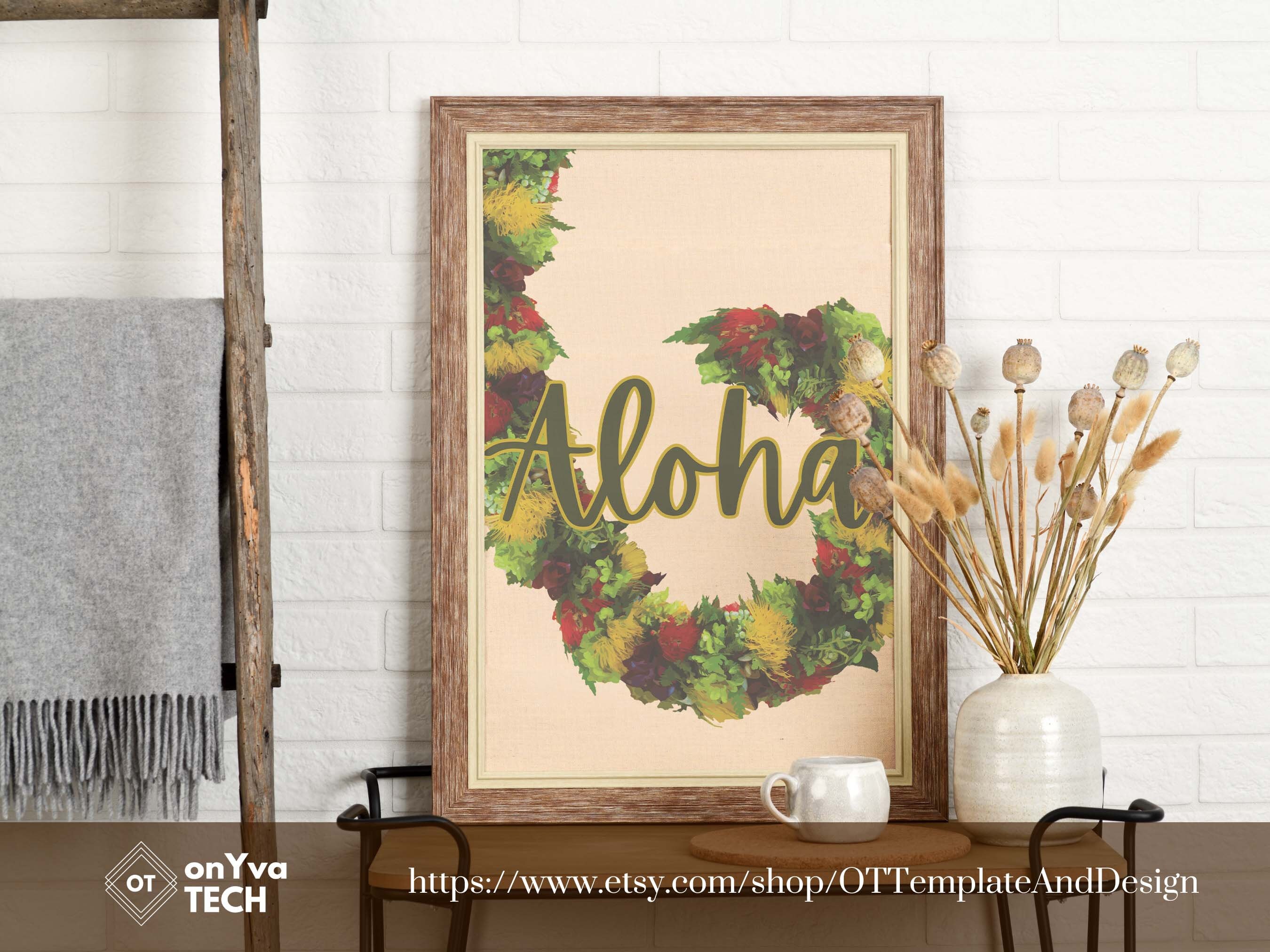 Ohia Lehua Lei, Hawaiian Flower PNG Decorative Element Set, Digital ...