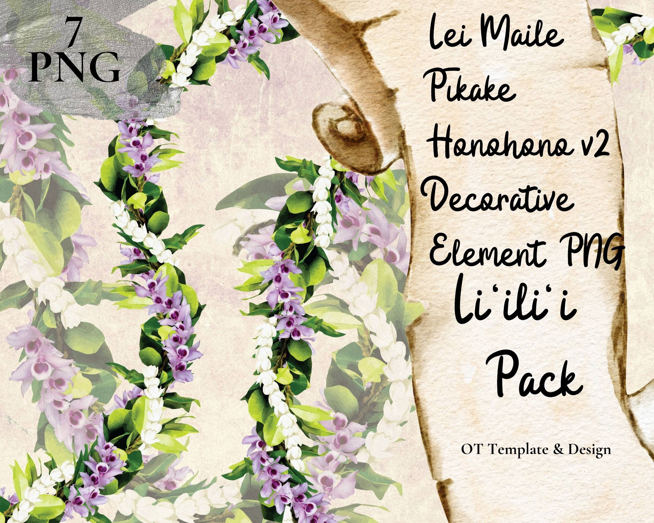 Maile Pikake Honohono 3 Strand Twist Lei Hawaii Flower PNG - Etsy