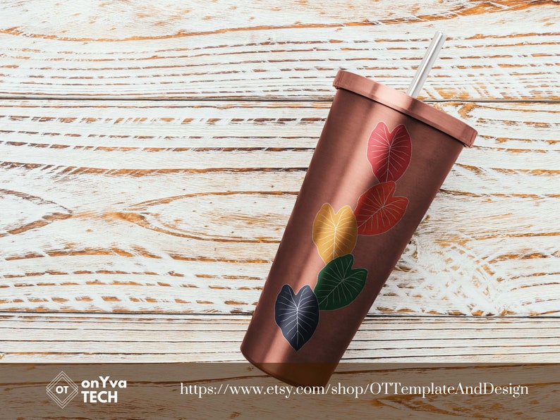 Kalo Leaf SVG Cut File, PNG Files, Digital Instant Download - Etsy