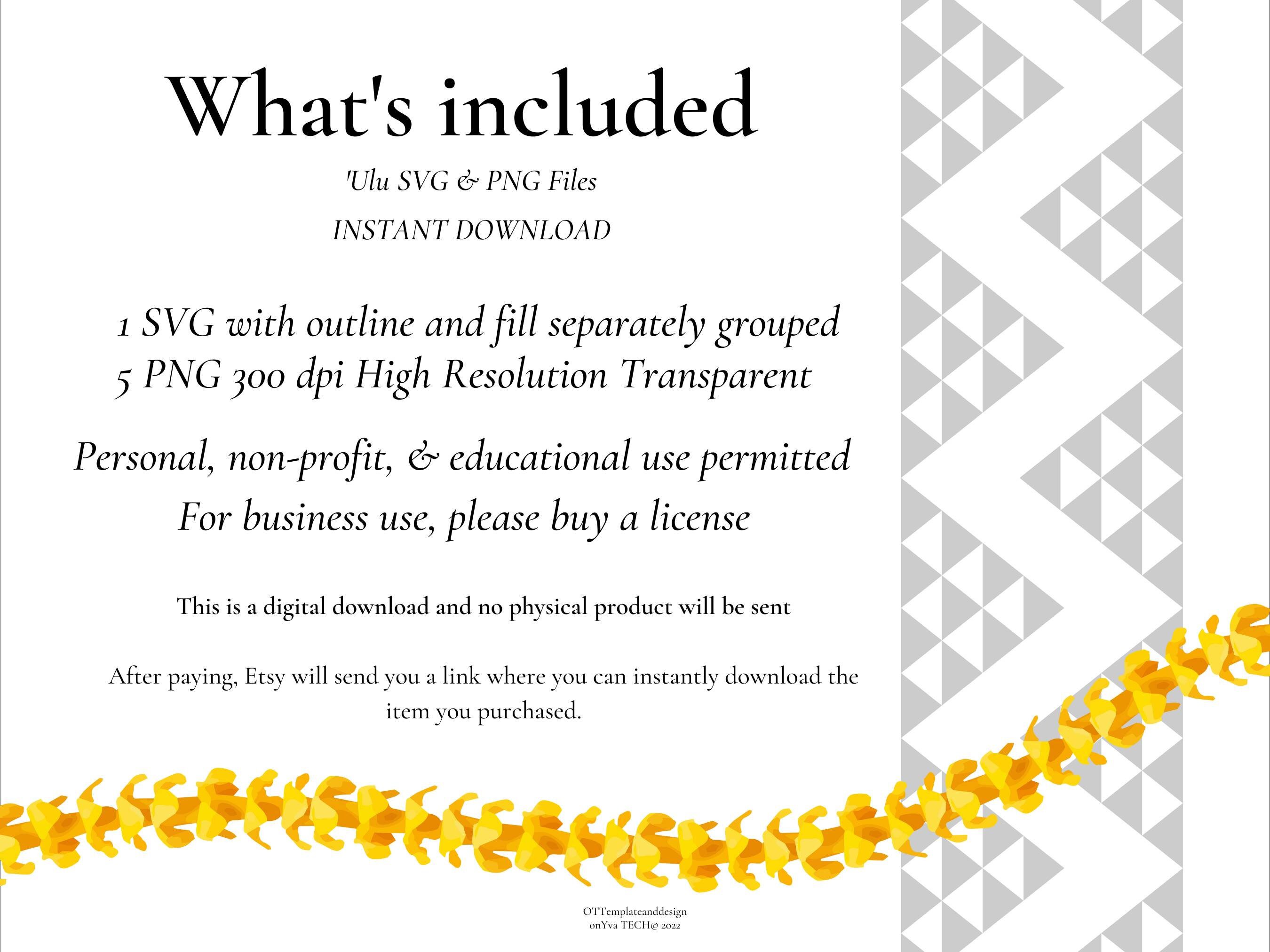 Ulu Breadfruit SVG Cut File, PNG Files, Digital Instant Download - Etsy