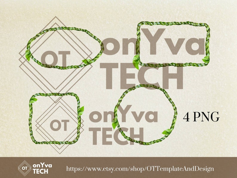 Ti Leaf Lei Frame PNG V3 Liilii Pack Hawaiian Flower Border Tropical ...