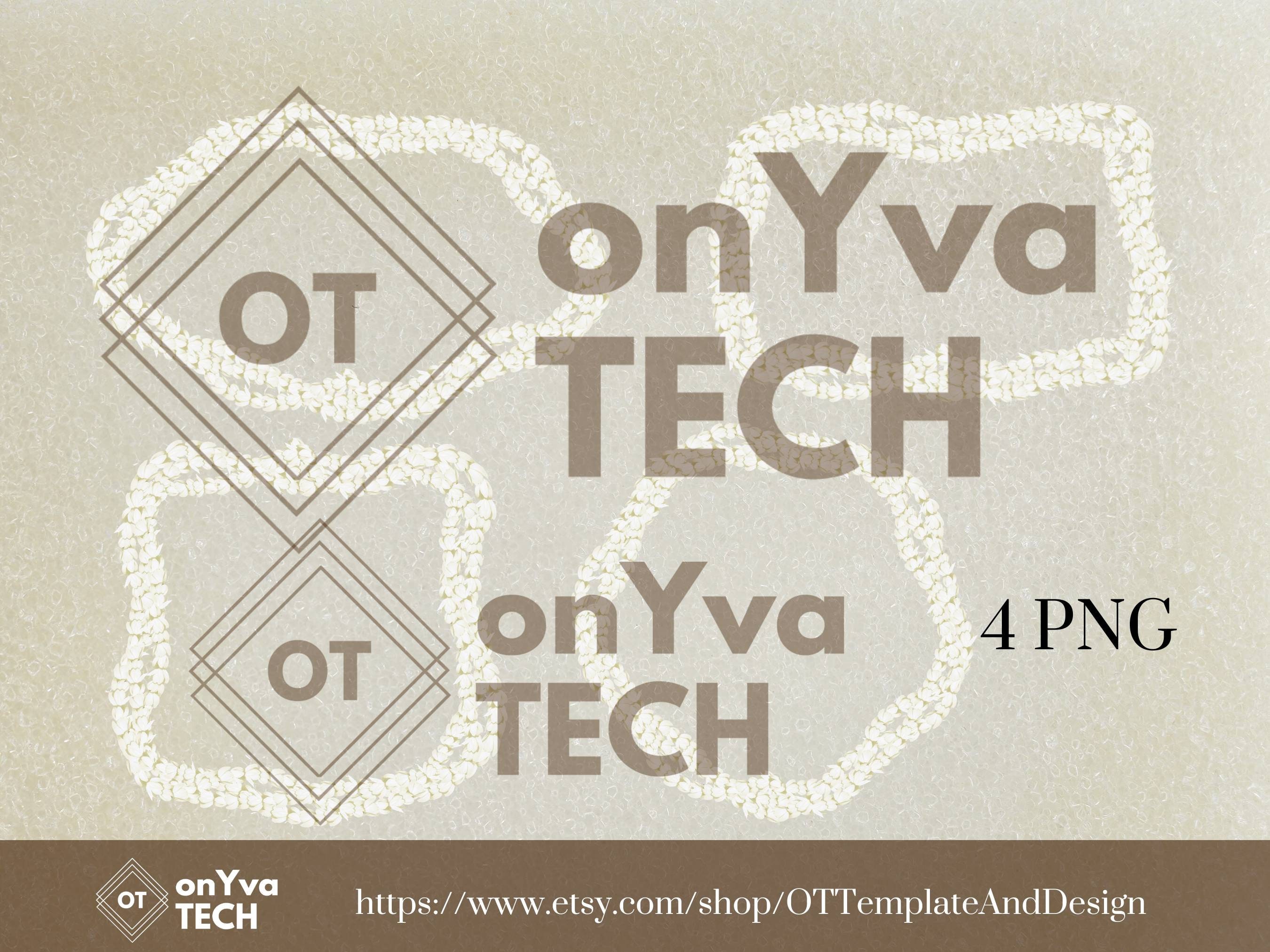 Pikake Lei White 3 Strand Frame PNG V2 Liilii Pack Hawaiian Flower ...