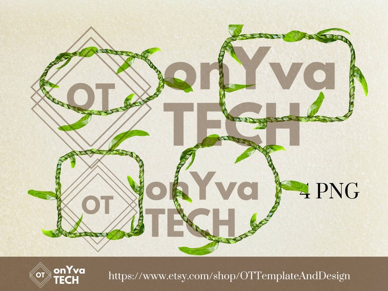 Ti Leaf Lei Frame PNG V1 Liilii Pack Hawaiian Flower Border Tropical ...