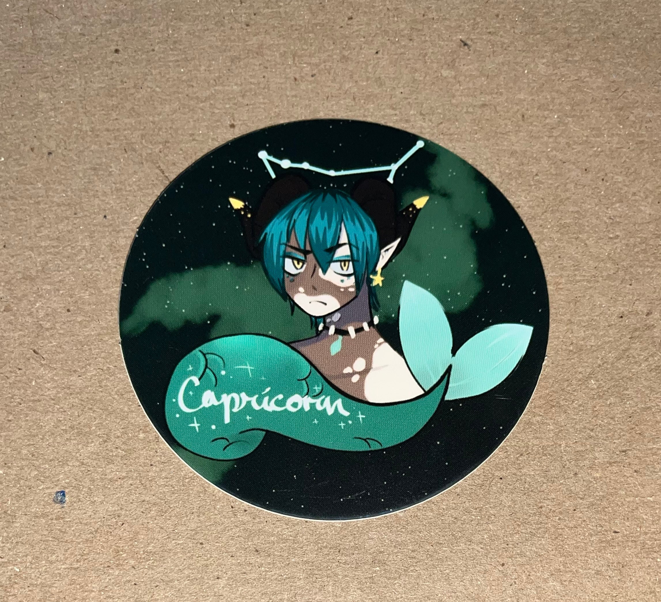 Capricorn Sticker / Zodiac Sticker / Art / Sticker - Etsy