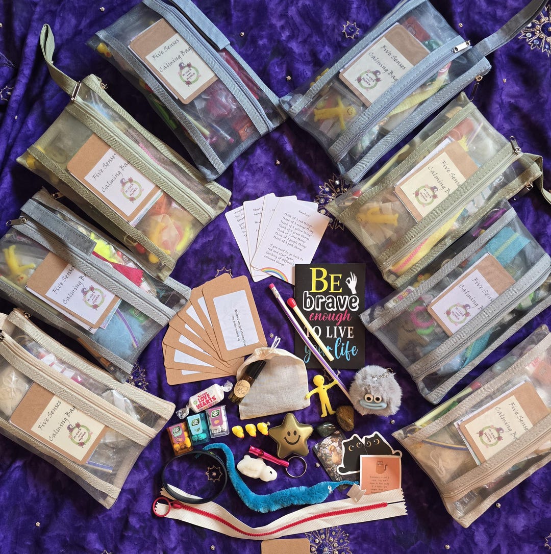 ORIGINAL Five Senses Calming Bag, for Help With Anxiety, Panic Attacks ...
