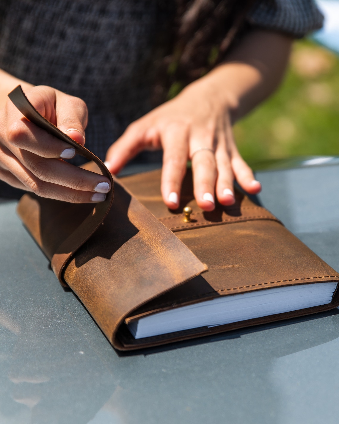Personalized Leather Journal Notebook Refillable Leather - Etsy