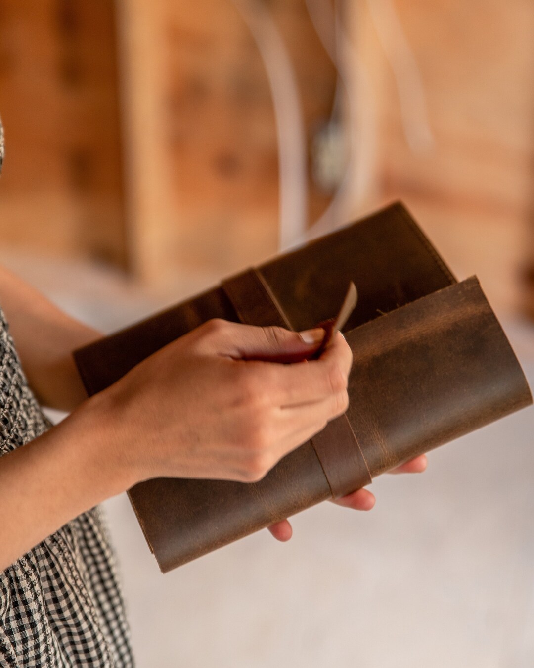 Leather Refillable Journal Notebook Cover A5 Size, Leather Diary ...