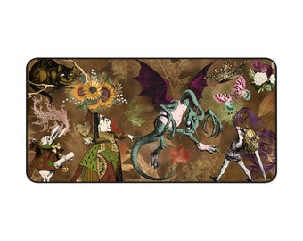 Alice in Wonderland Desk Mat - Etsy