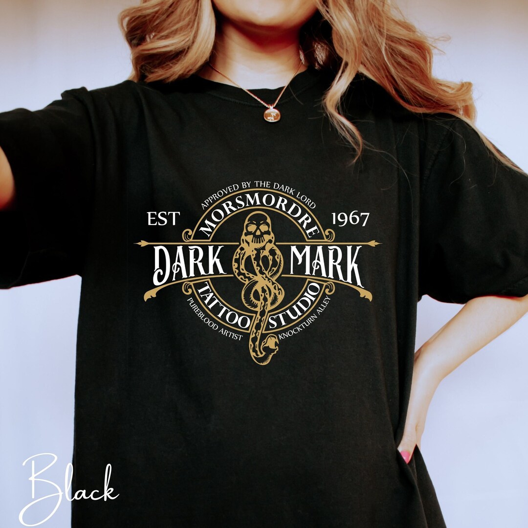 Morsmordre Tattoo Studio Dark Mark Comfort Colors 1717 Shirt - Etsy