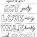 Micah 6:8 Walk Humbly With God, Printable Coloring Page - Etsy