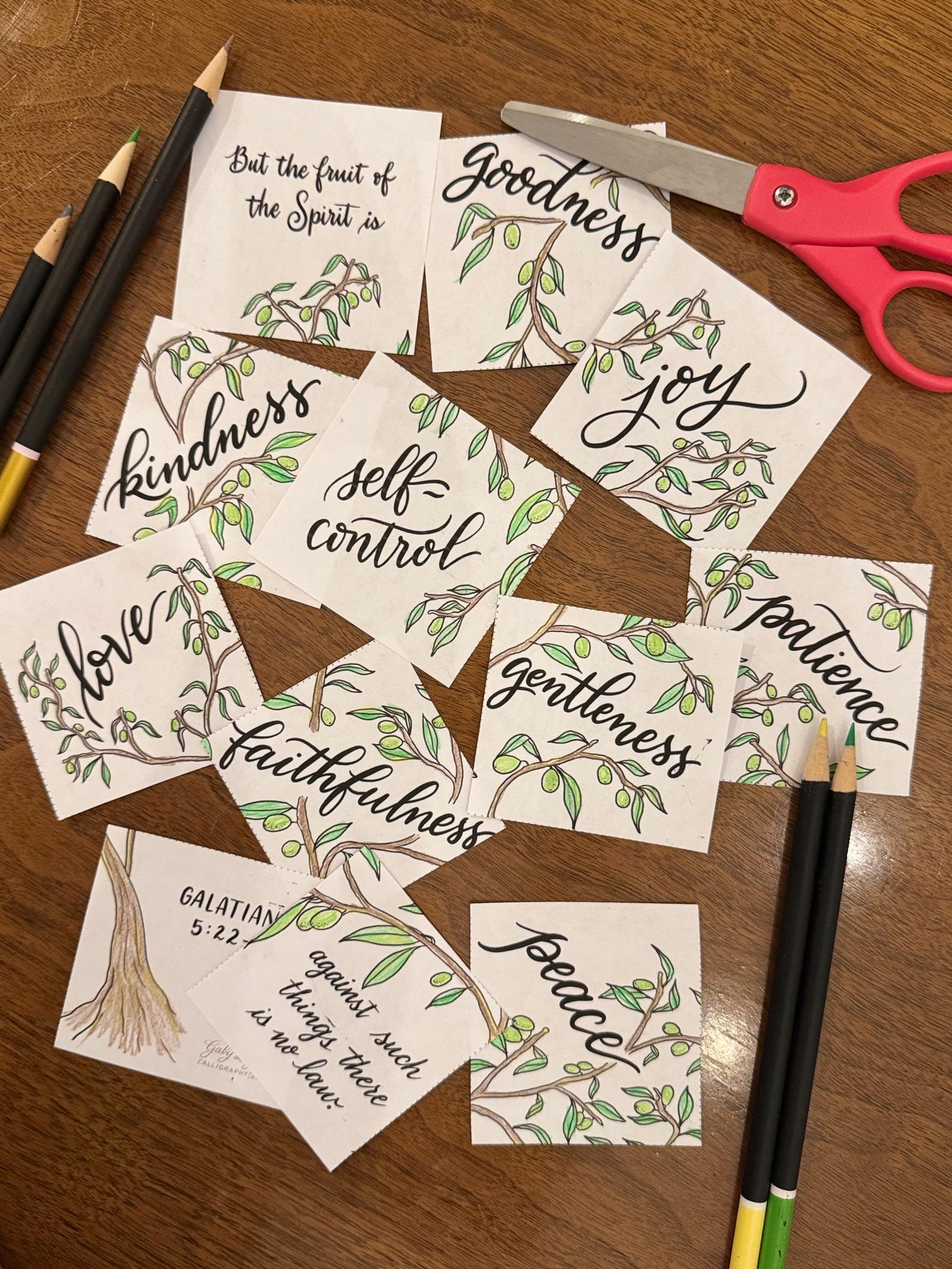 Fruit of the Spirit. Galatians 5:22-23 Activity, Coloring Page ...