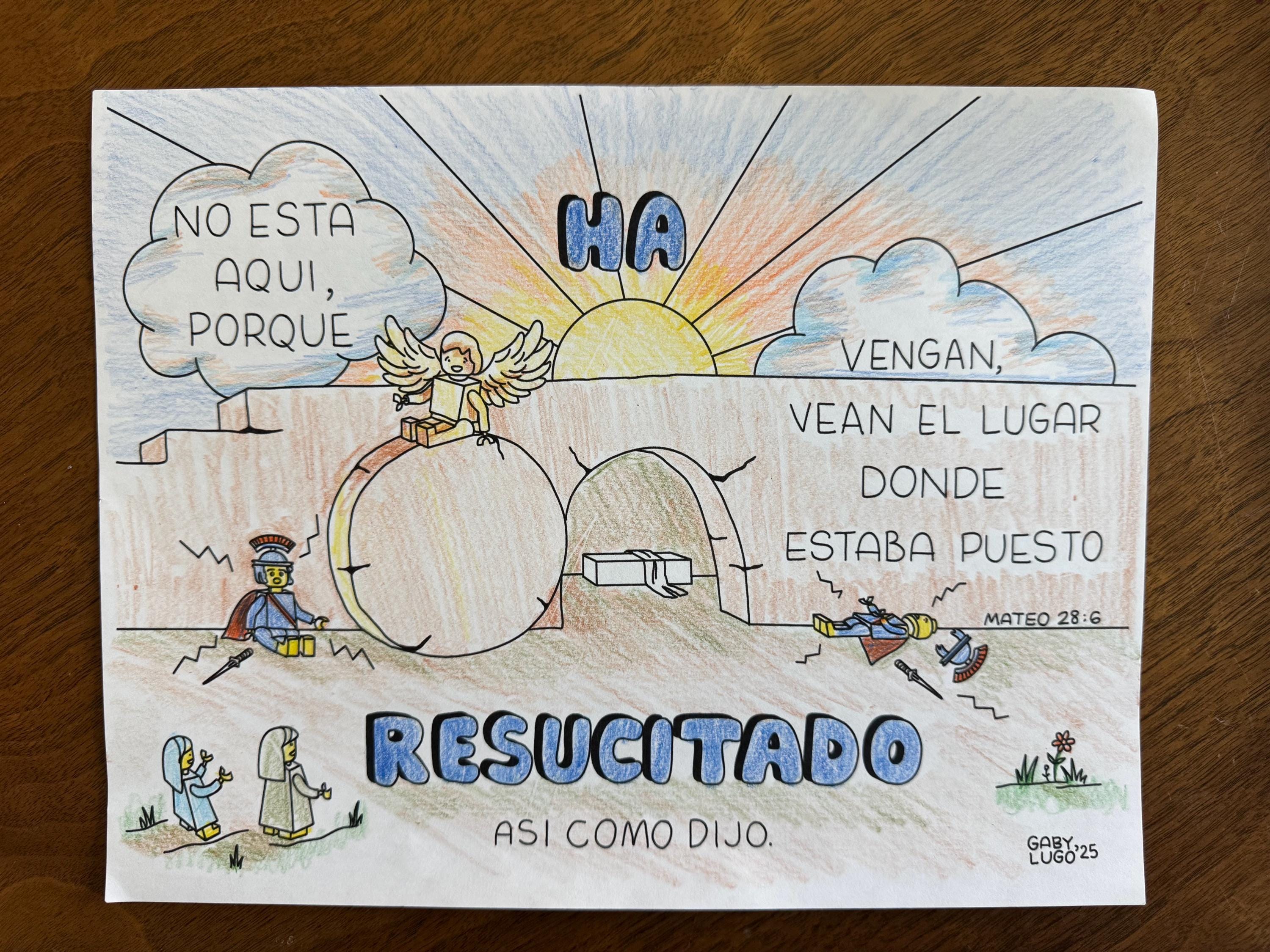 Ha Resucitado… Página Para Colorear Para Pascua / Versión Español - Etsy