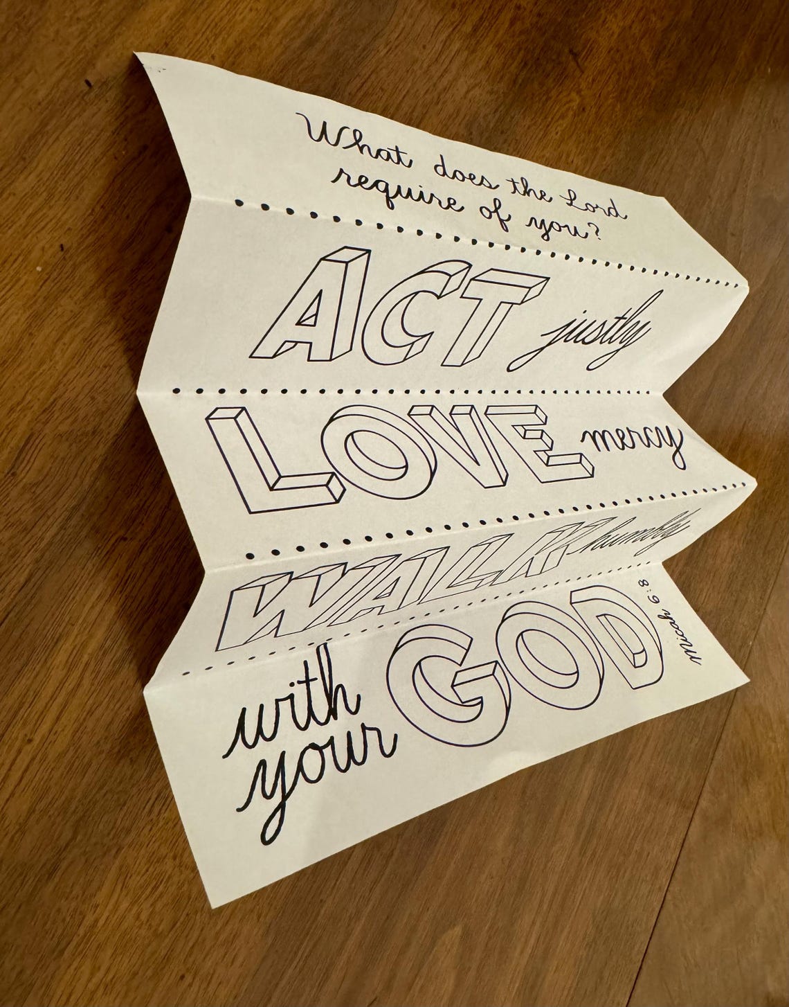 Micah 6:8 Walk Humbly With God, Printable Coloring Page - Etsy