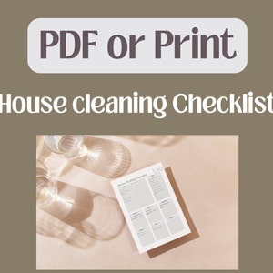Printable Daily & Weekly Cleaning Schedule Template, Simplify Your ...