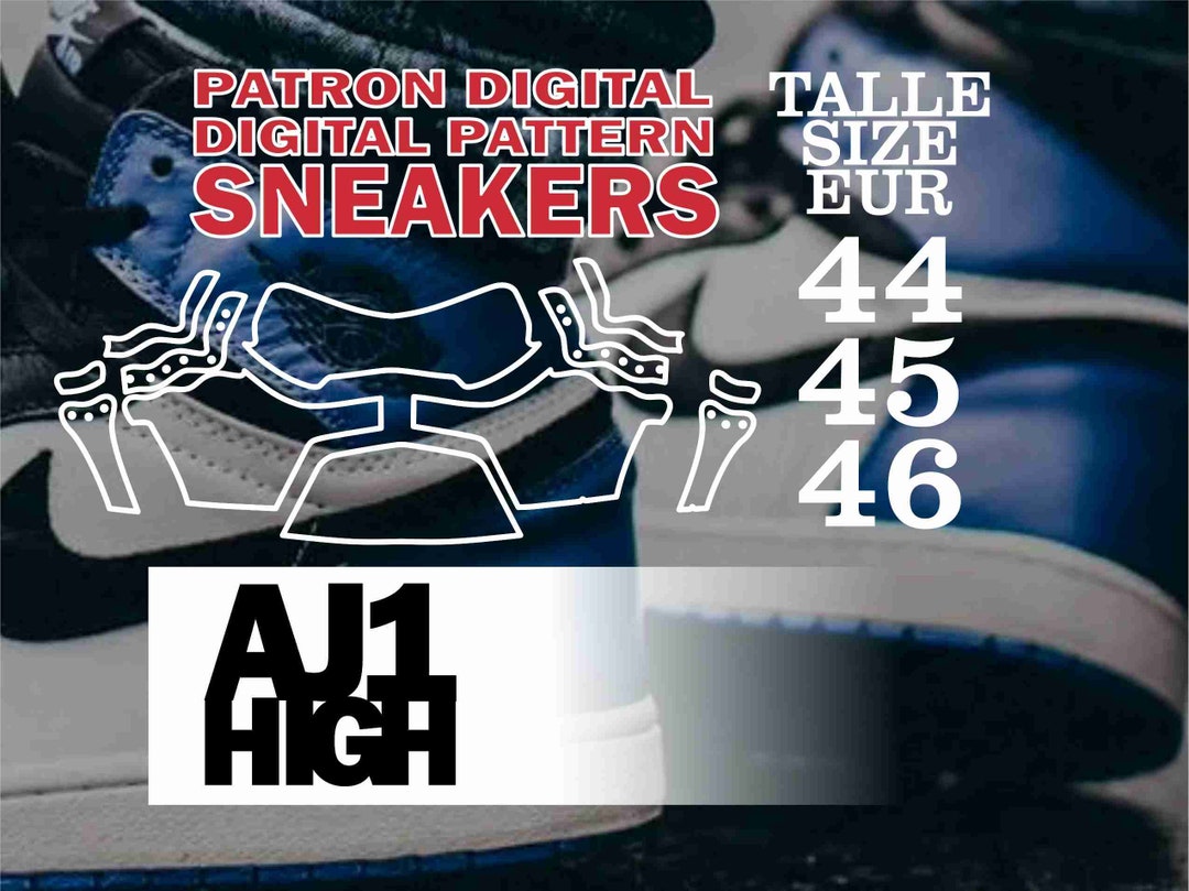 Sneaker and Shoe Pattern - PDF SVG - Custom Sneaker- Custom Kicks ...