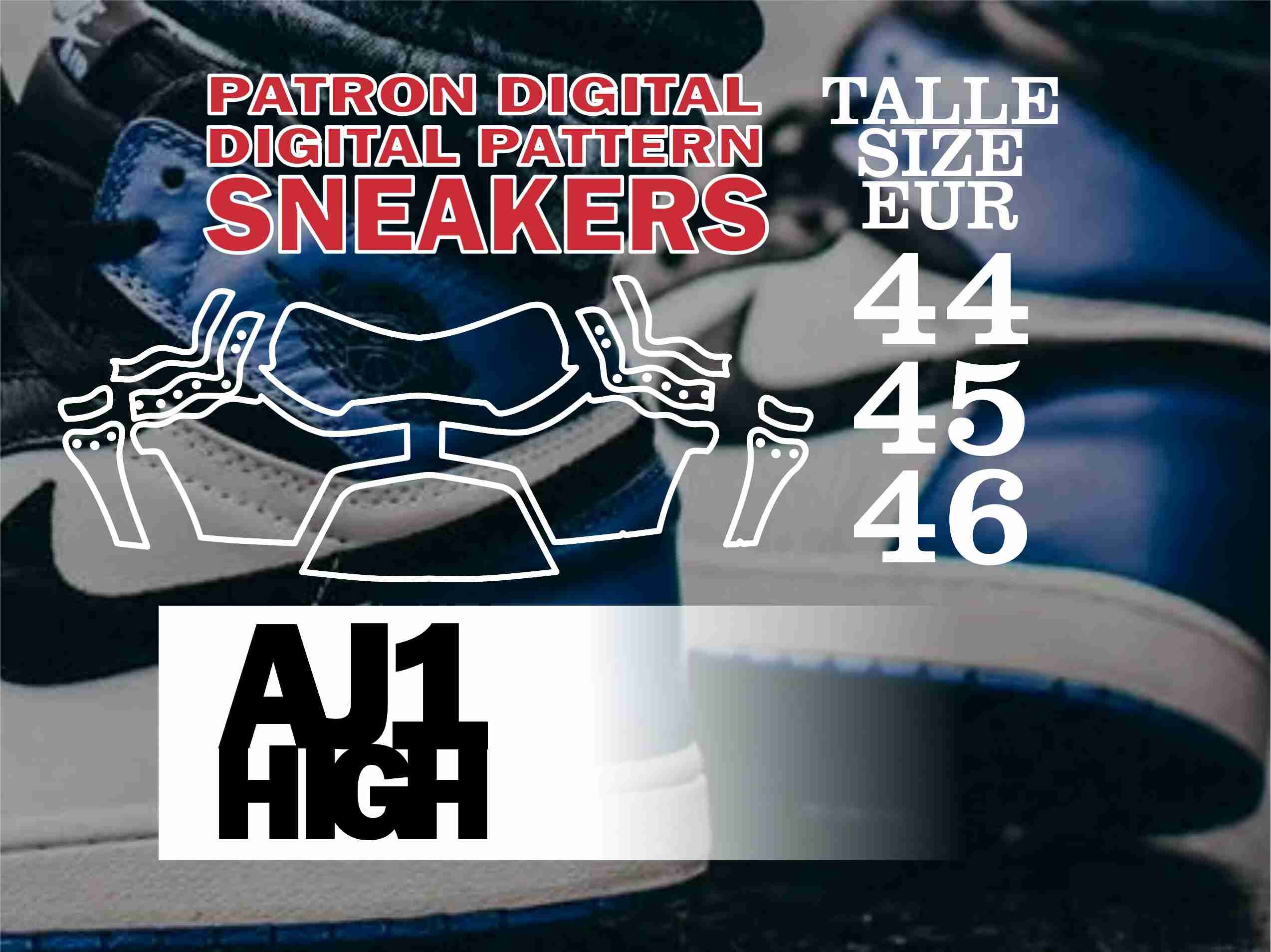 Sneaker and Shoe Pattern - PDF SVG - Custom Sneaker- Custom Kicks ...